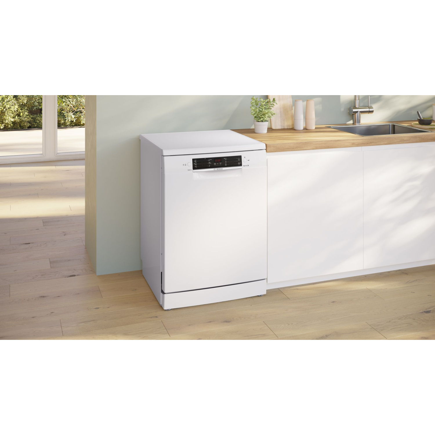 Bosch Full Size Dishwasher 60cm White - David Wood Domestic Appliances